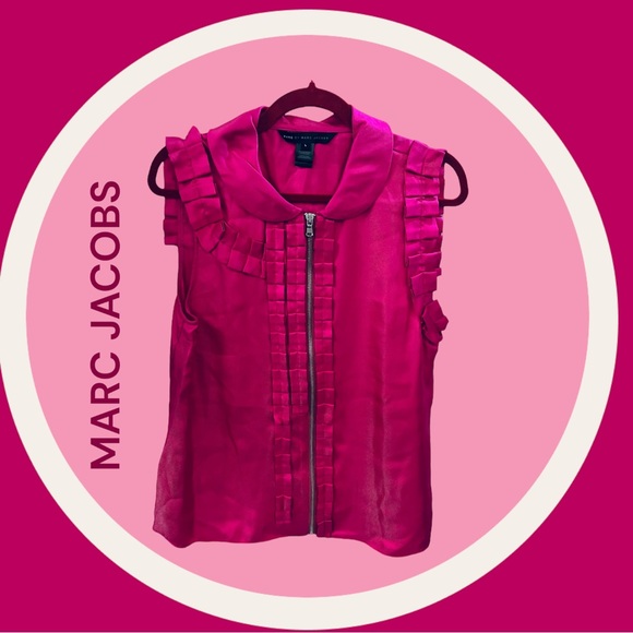 Marc By Marc Jacobs | Tops | Marc By Marc Jacobs Silk Blouse Top L ...